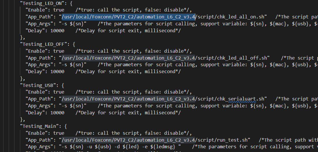 Configuraciones - Xandra