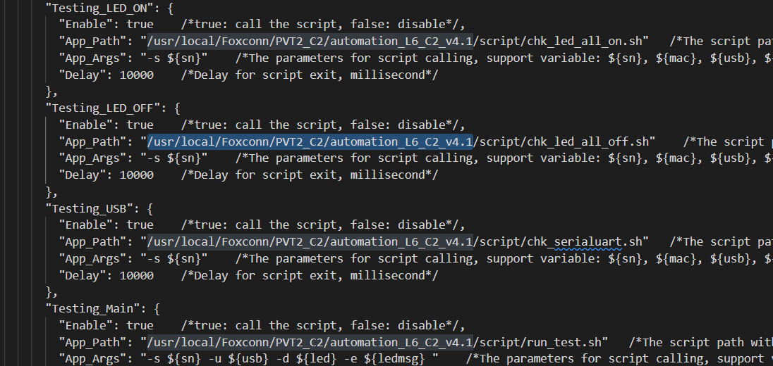 Configuraciones - Xandra